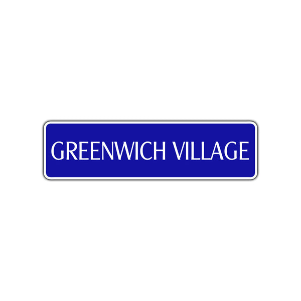 Greenwich Village Street Sign - Sign Fever