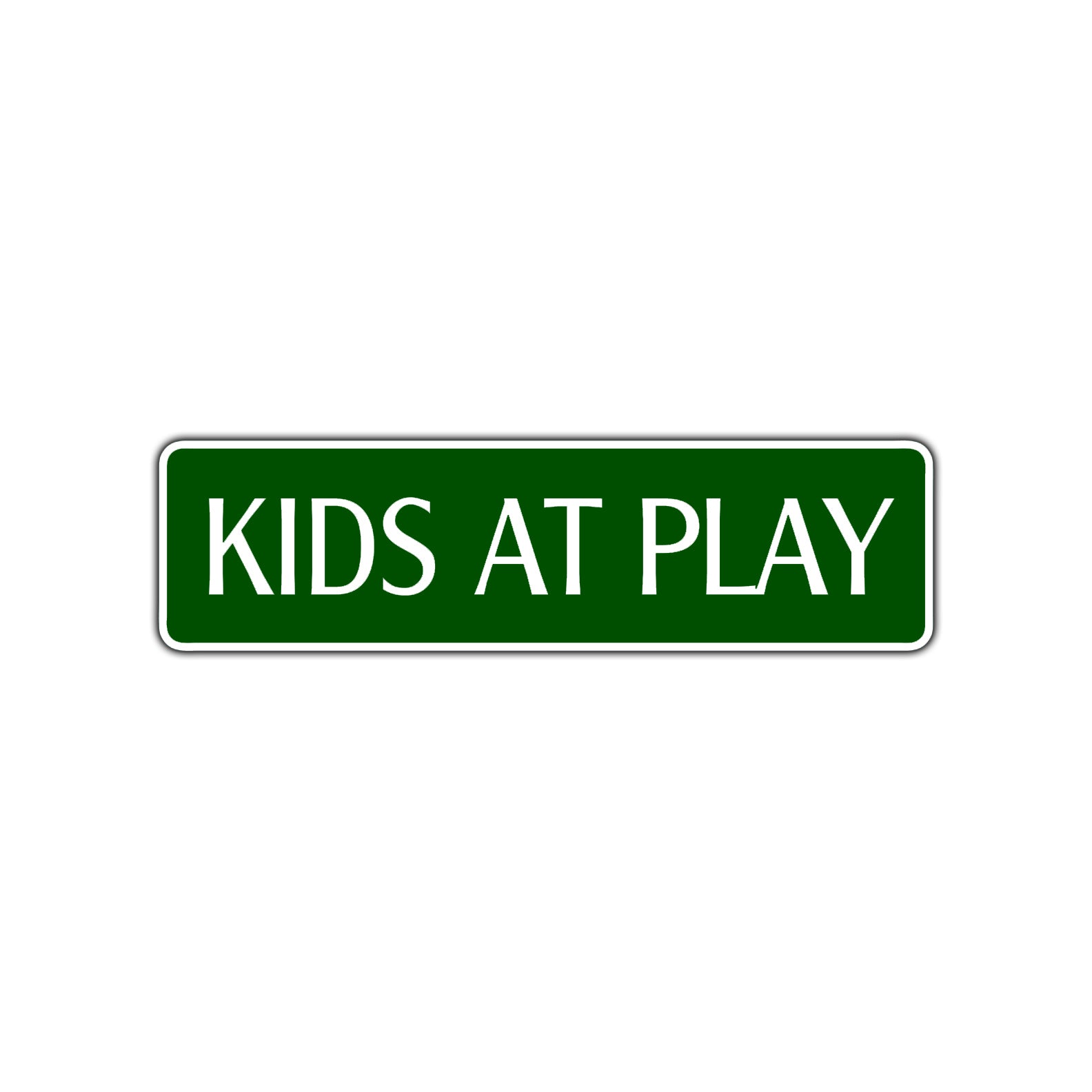 Kids At Play | Metal Street Sign - Sign Fever