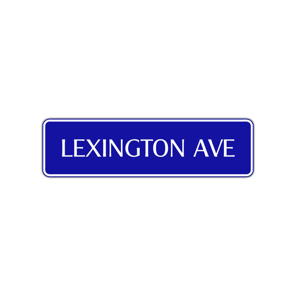Lexington Avenue | Metal Street Sign - Sign Fever