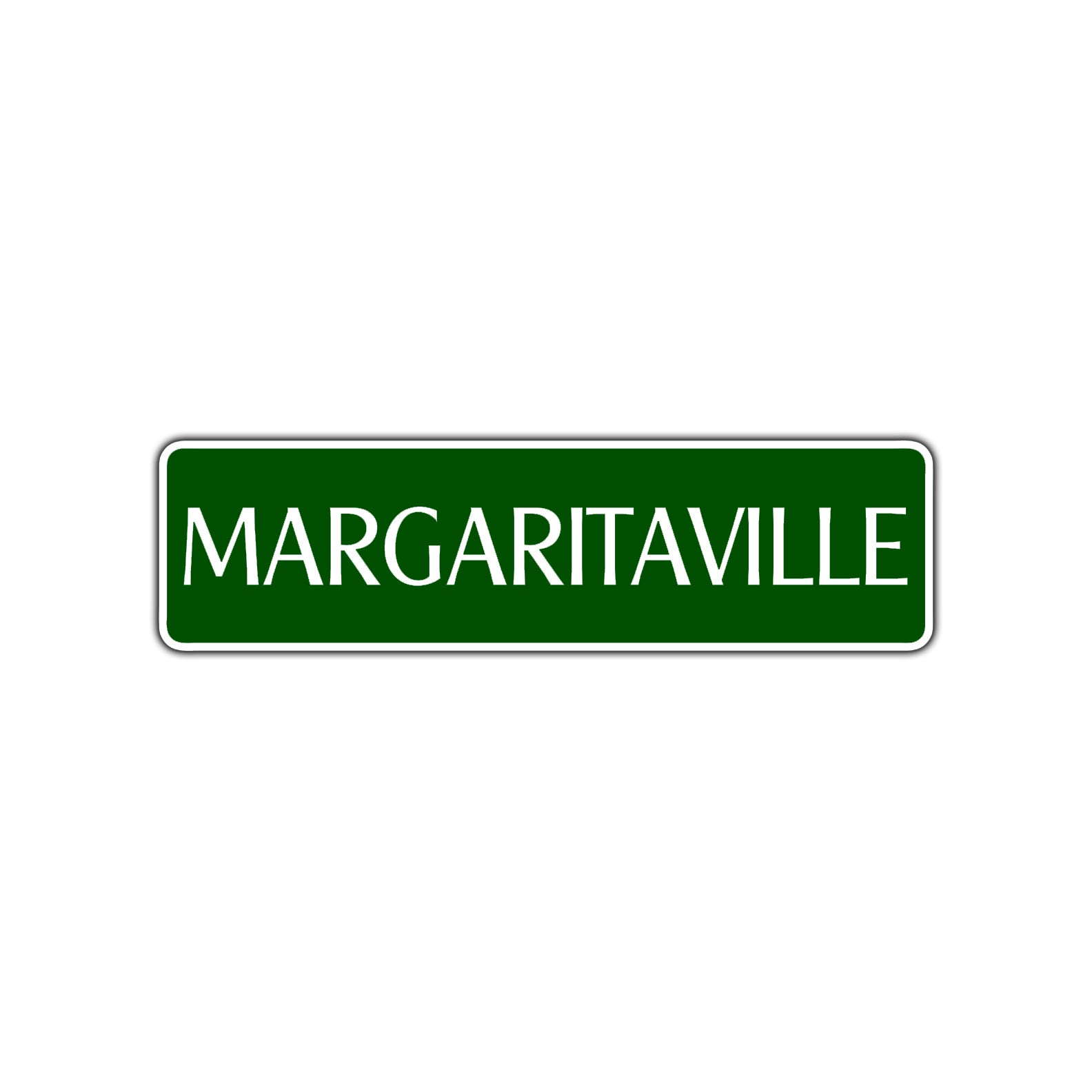 Margaritaville | Metal Street Sign - Sign Fever