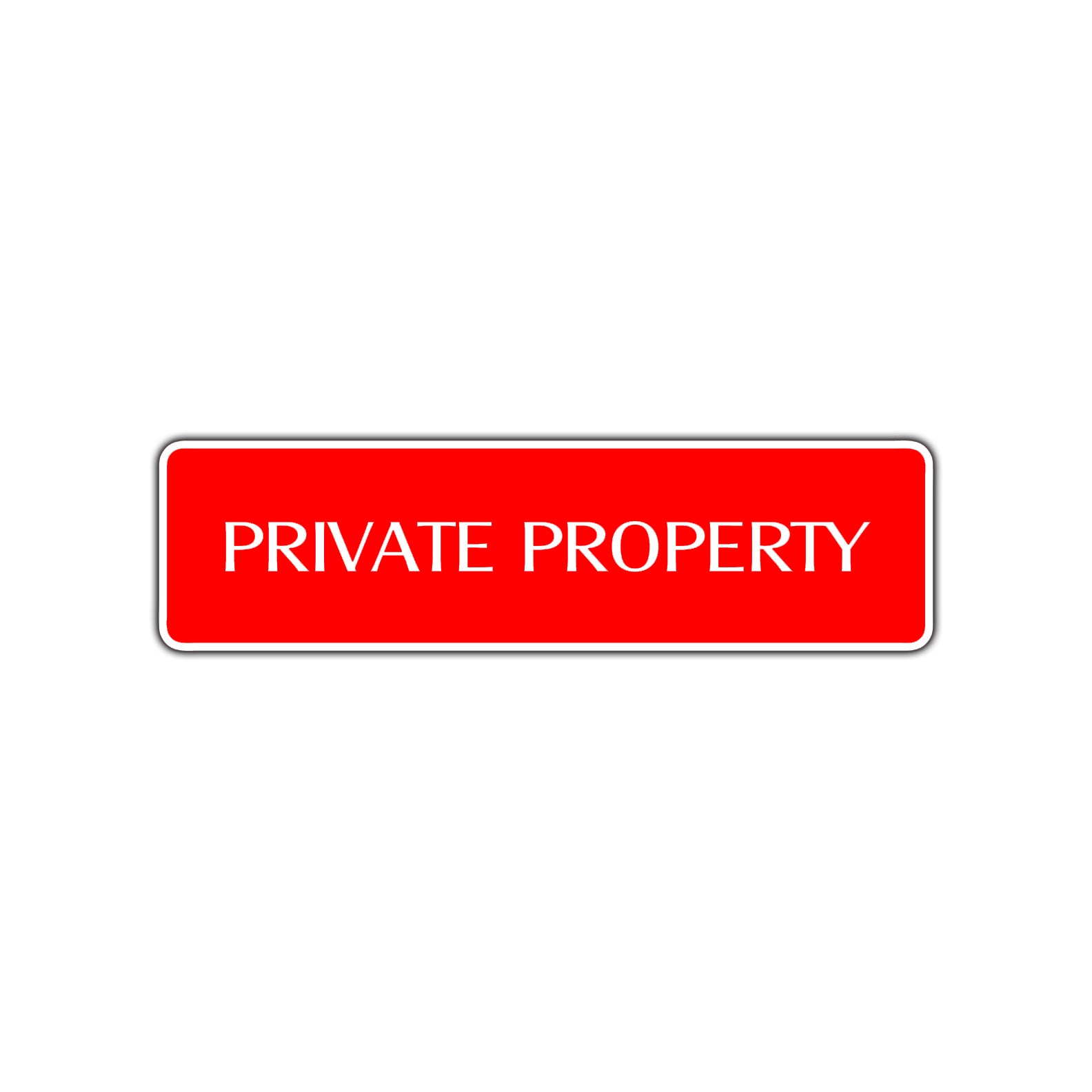 Private Property | Metal Street Sign - Sign Fever
