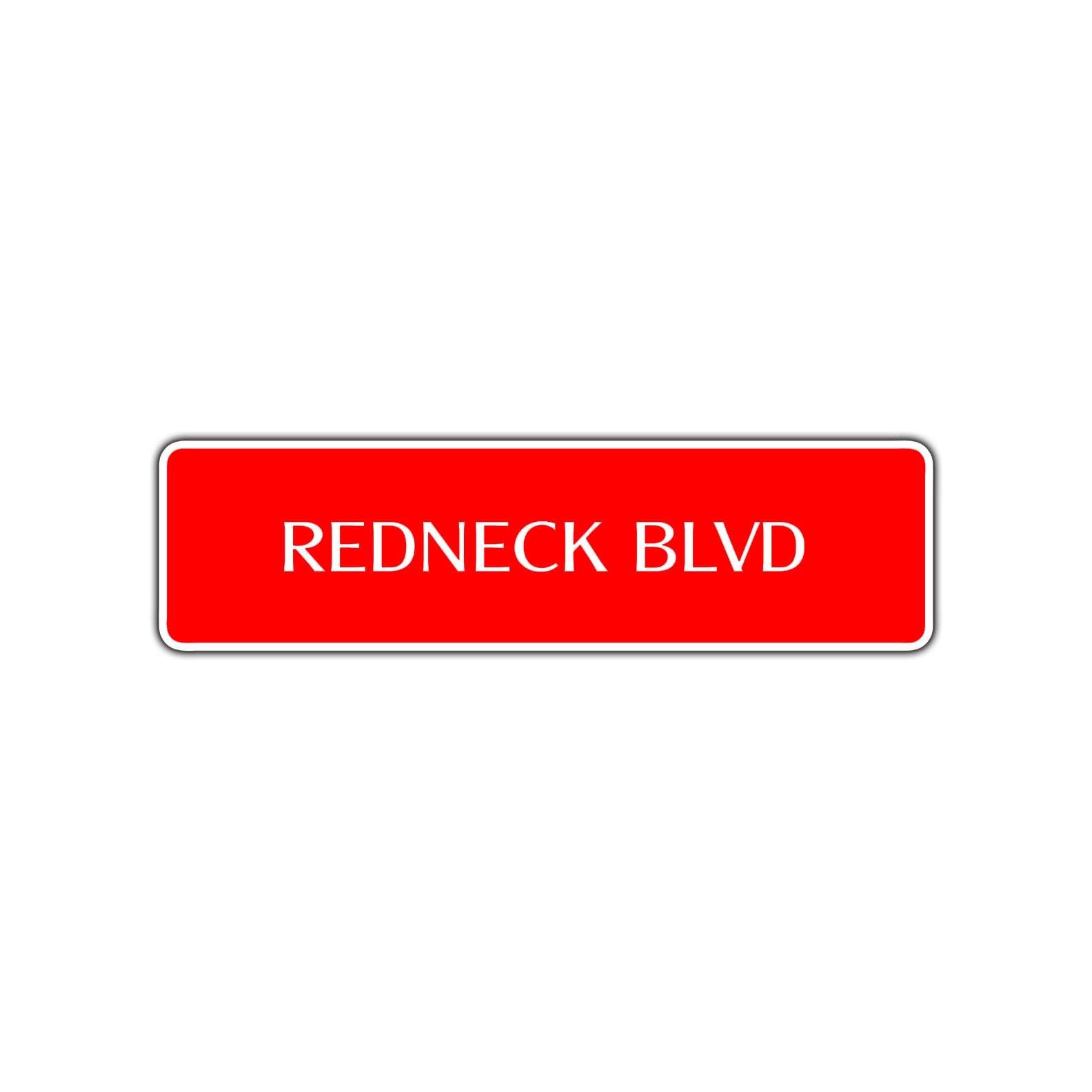 Redneck Boulevard | Metal Street Sign - Sign Fever