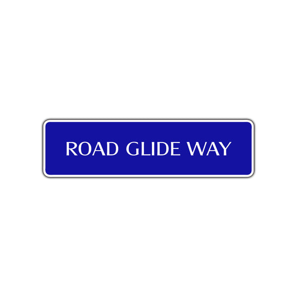 Road Glide Way Harley | Metal Street Sign - Sign Fever