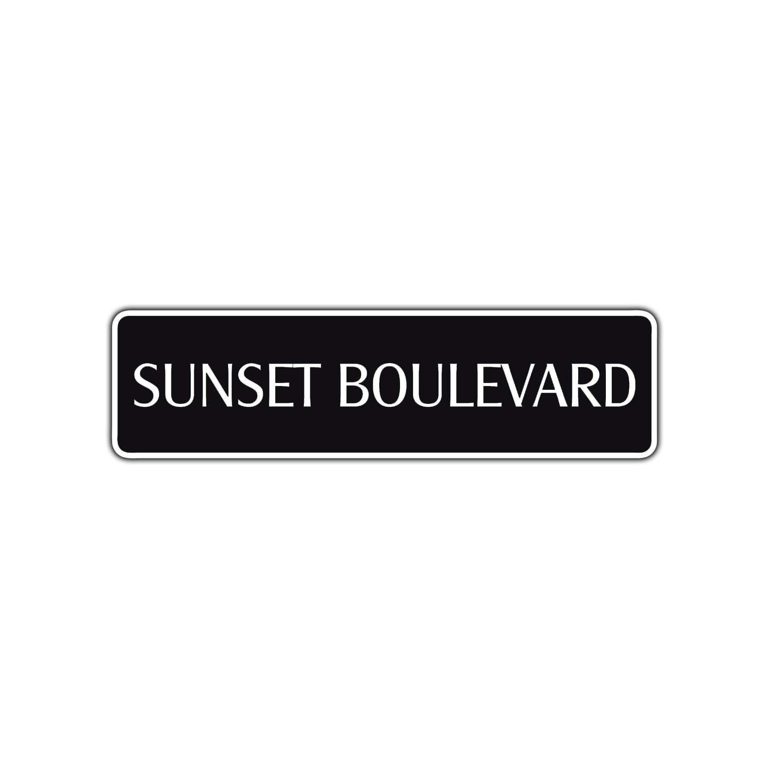 Sunset Boulevard Beach Street Sign - Sign Fever