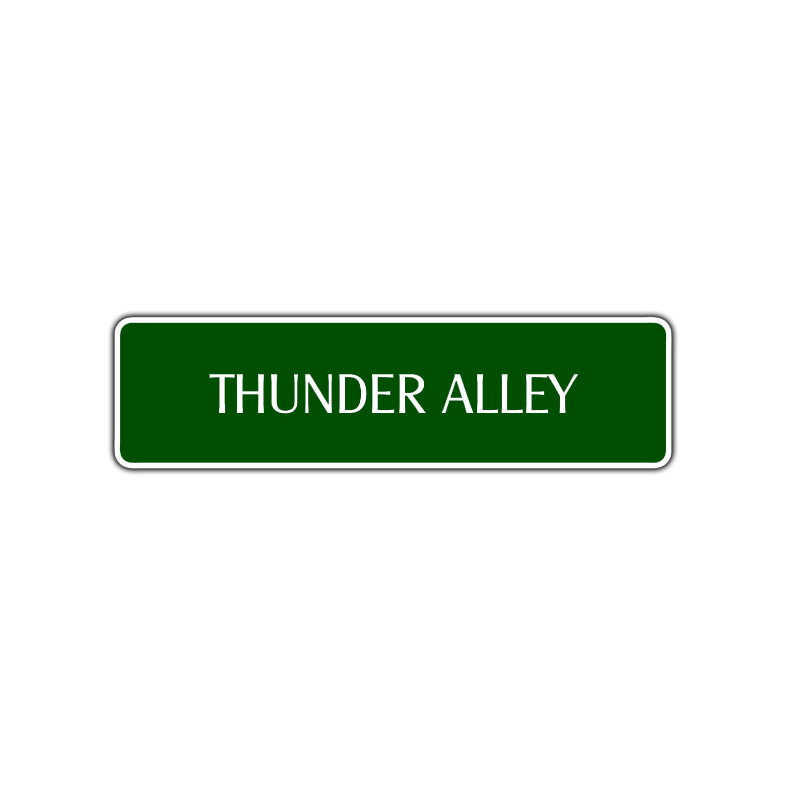 Thunder Alley | Metal Street Sign - Sign Fever