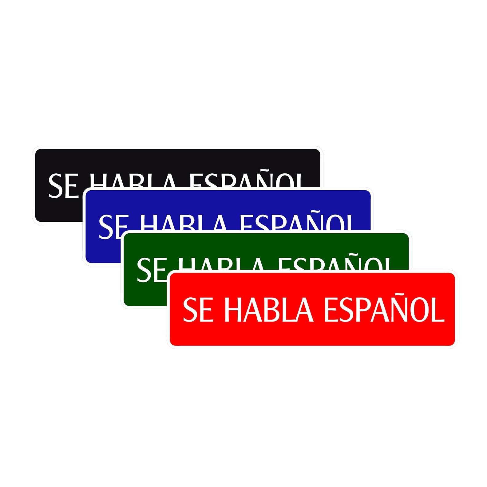 Se Habla Espanol Spanish Street Sign – Sign Fever