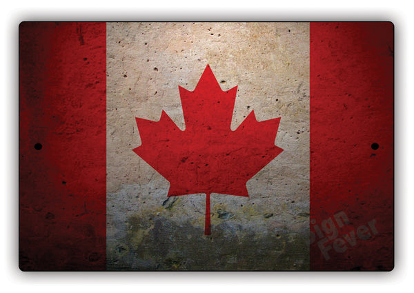 Canada Metal Flag Sign | Canadian Pride - Sign Fever