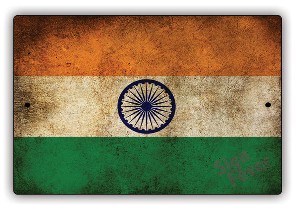 India Metal Flag Sign | Indian Pride - Sign Fever