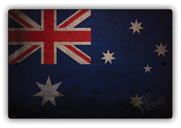 Australian Flag Metal Sign | Australian Pride - Sign Fever