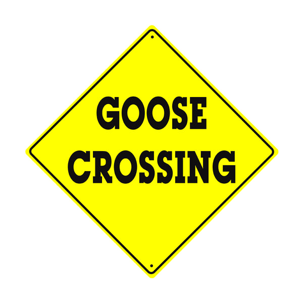 Caution Goose Crossing | Diamond Sign - Sign Fever