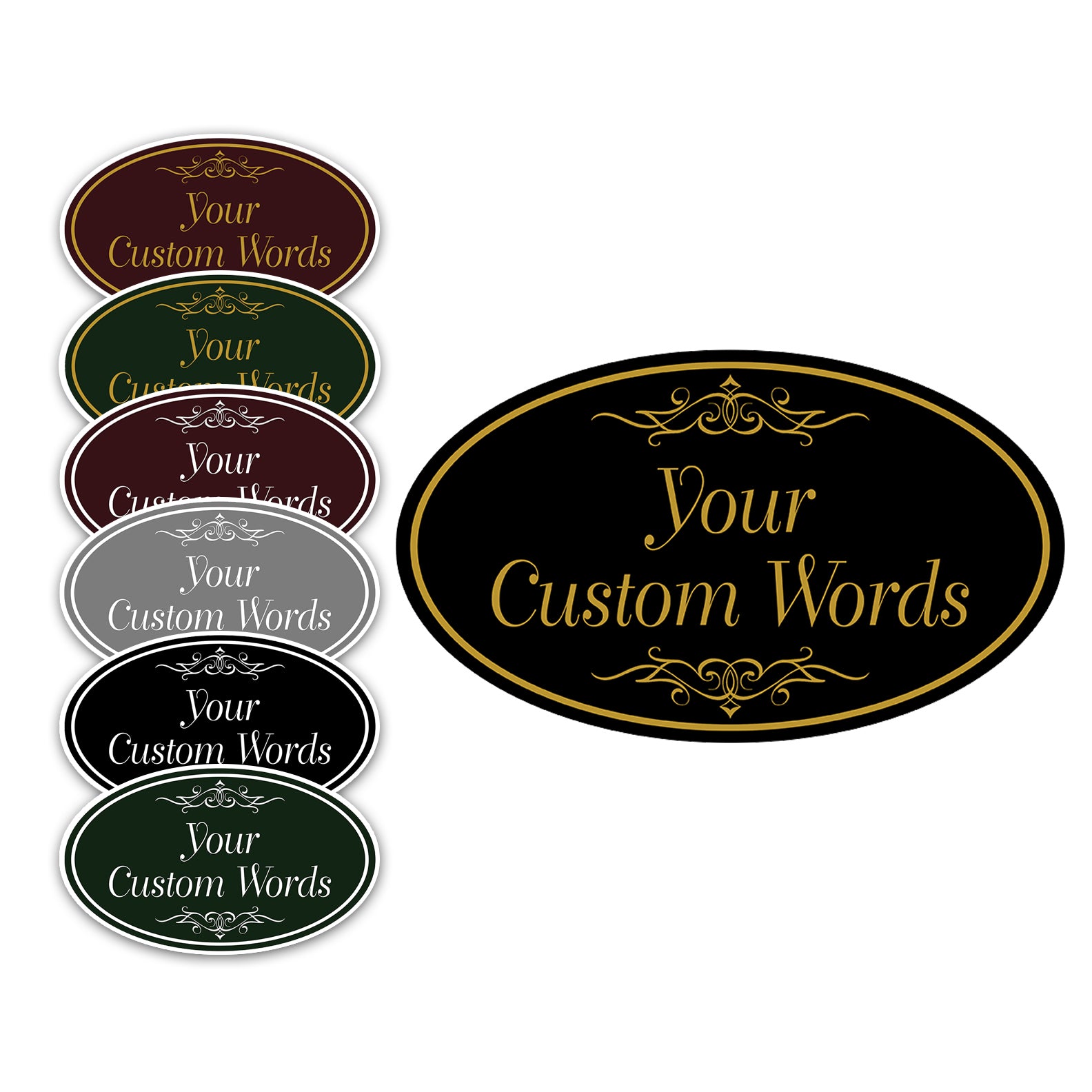 Custom Sign Your Custom Words Aluminum Metal Sign - Sign Fever