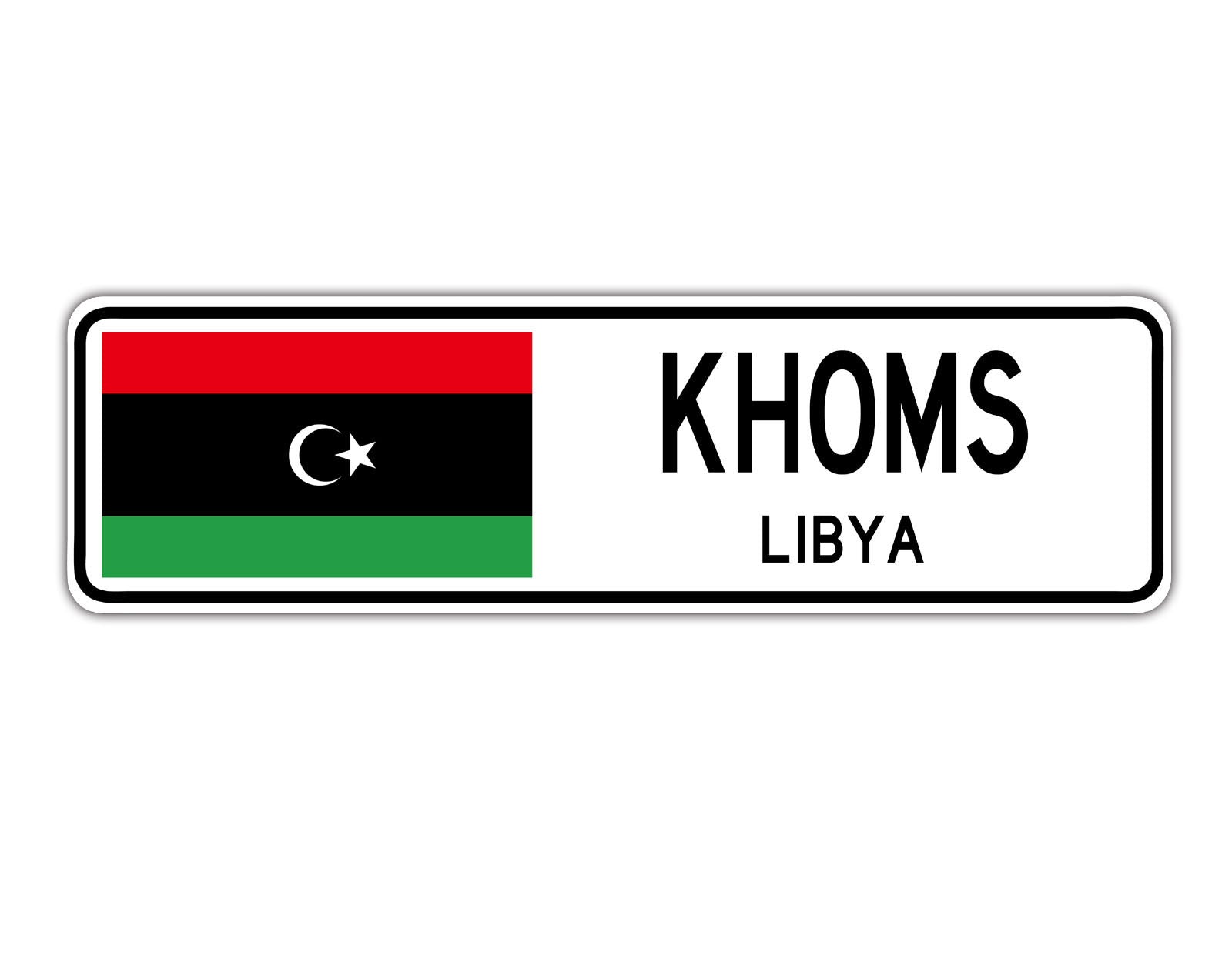 Khoms Libya Countries City Flag | Aluminum Sign – Sign Fever