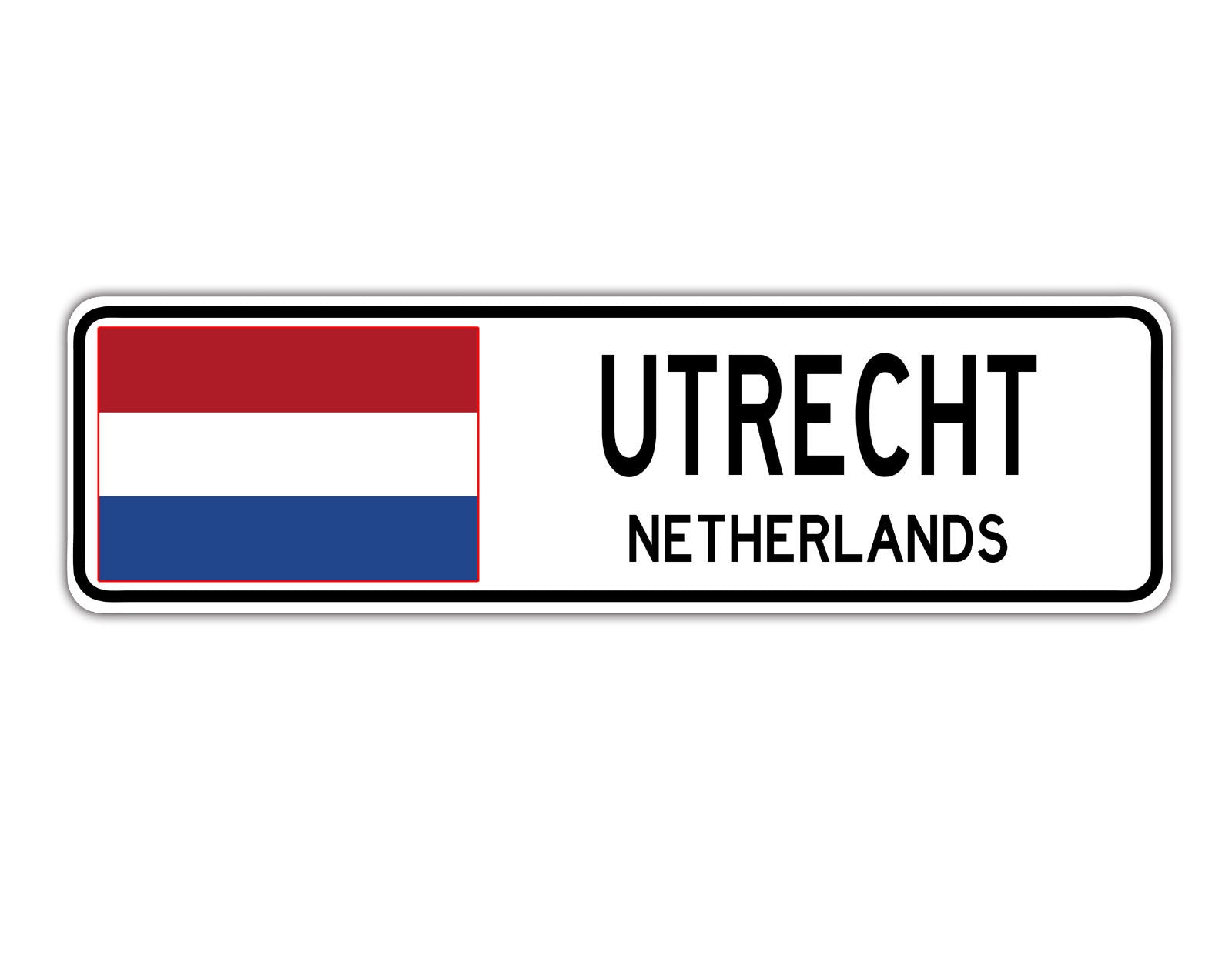 Utrecht Netherlands Countries City Flag | Aluminum Sign – Sign Fever