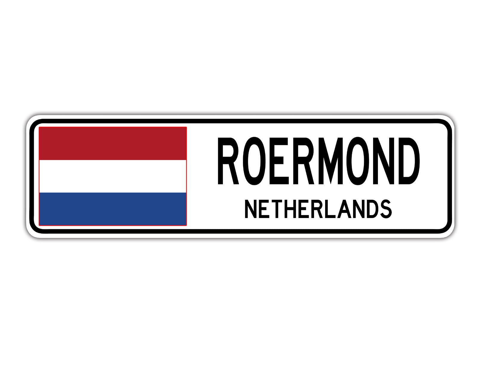 Roermond Netherlands Countries City Flag | Aluminum Sign – Sign Fever