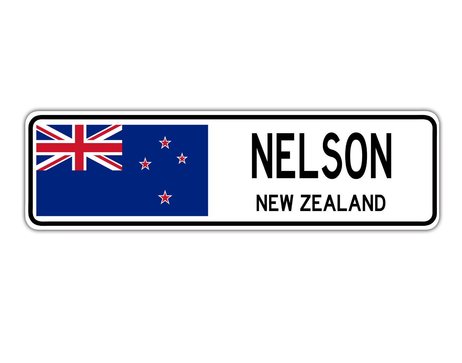 Nelson New Zealand Countries City Flag | Aluminum Sign – Sign Fever