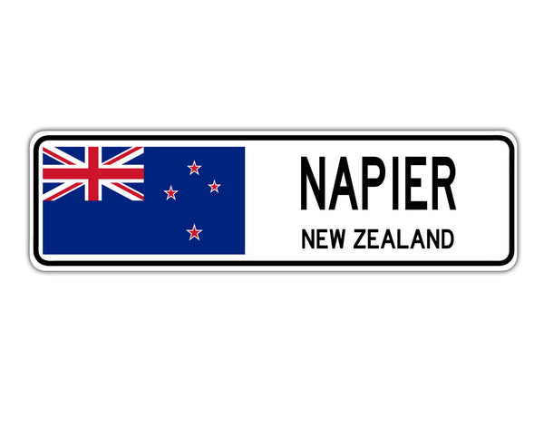 Napier New Zealand Countries City Flag | Aluminum Sign - Sign Fever