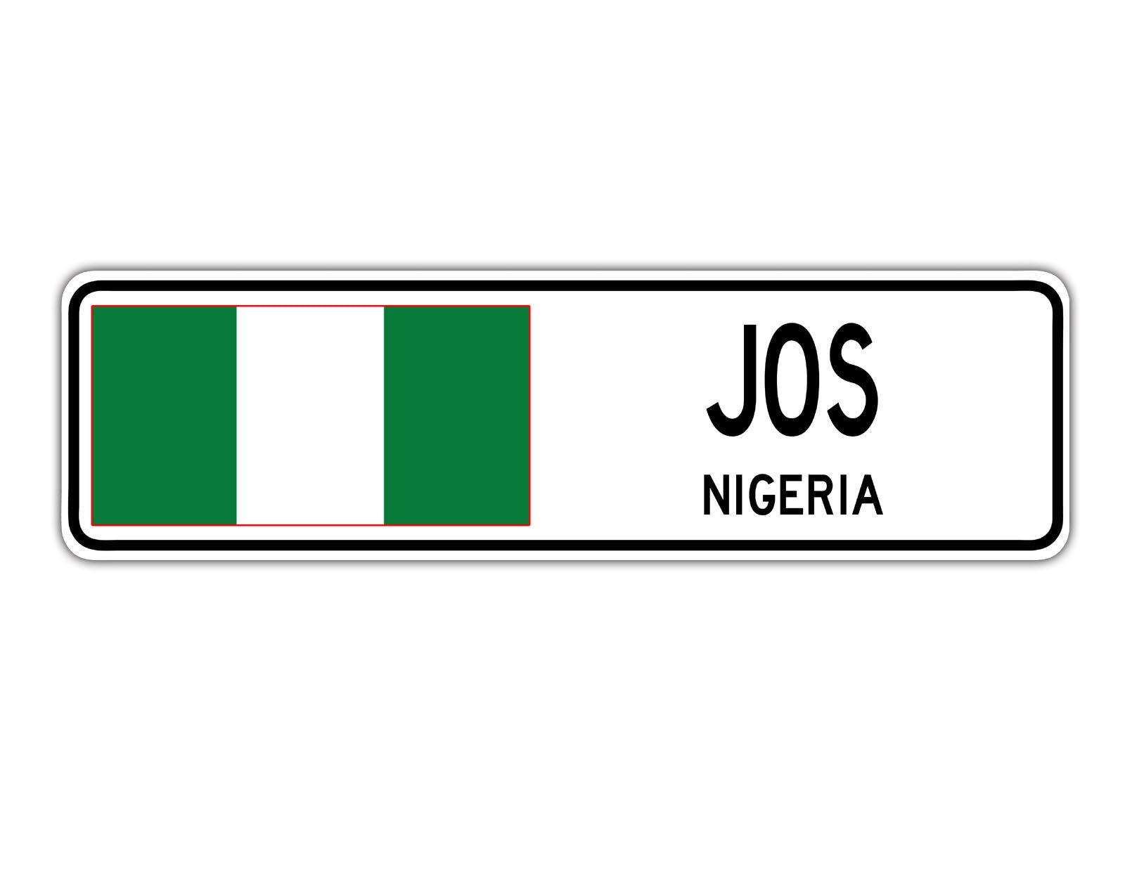 Jos Nigeria Countries City Flag | Aluminum Sign – Sign Fever