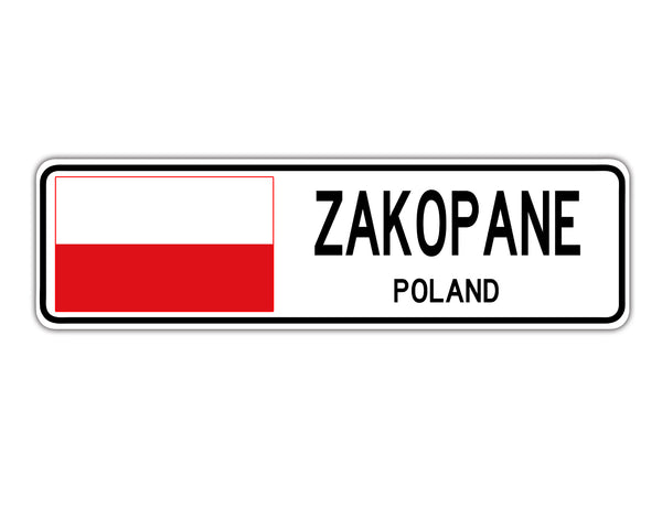 Zakopane Poland Countries City Flag | Aluminum Sign - Sign Fever