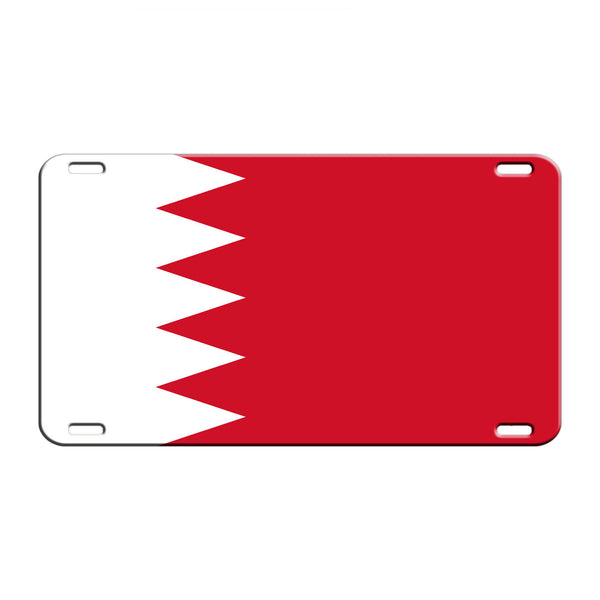 Bahrain Country Flag | License Plate For Car - Sign Fever