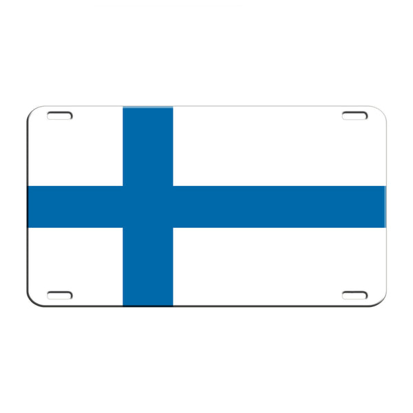 Finland Country Flag | License Plate For Car - Sign Fever