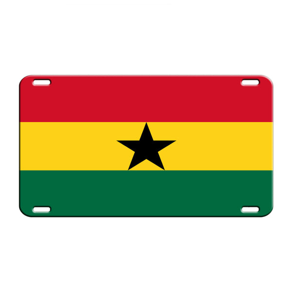 Ghana Country Flag | License Plate For Car - Sign Fever
