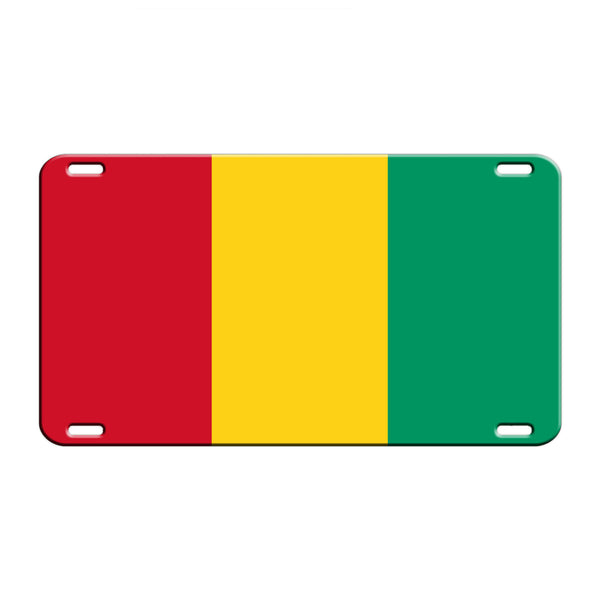 Guinea Country Flag | License Plate For Car - Sign Fever