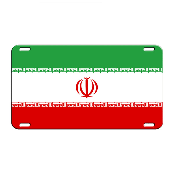 Iran Country Flag | License Plate For Car - Sign Fever