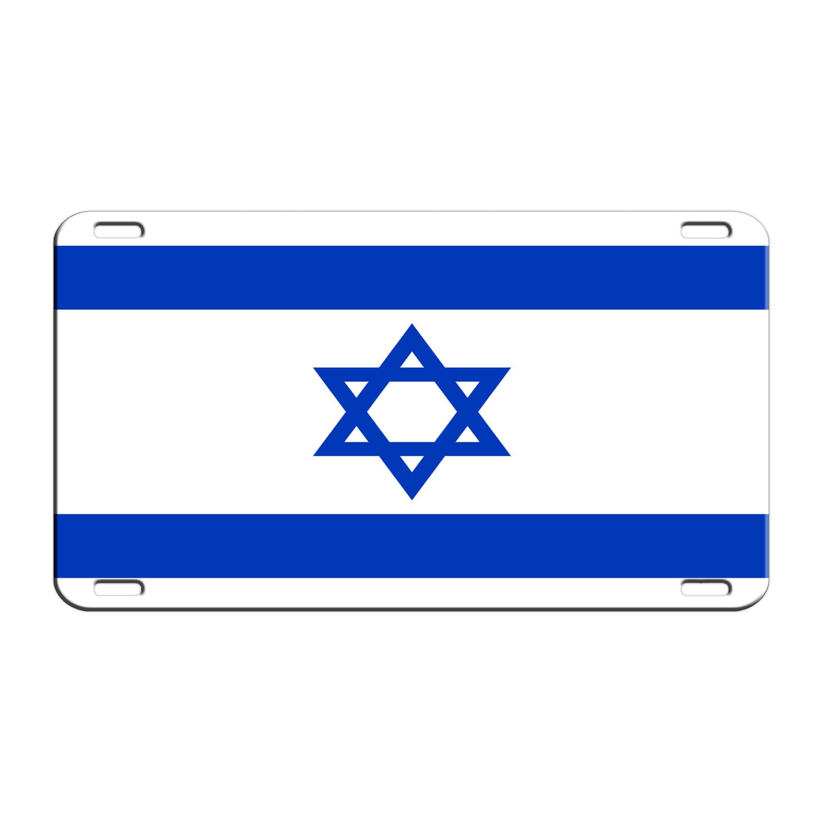 Israel Country Flag | License Plate For Car – Sign Fever