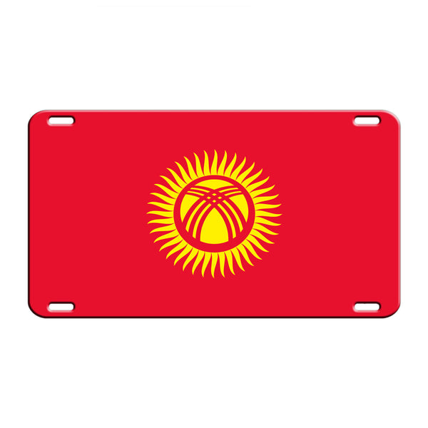 Kyrgyzstan Country Flag | License Plate For Car - Sign Fever
