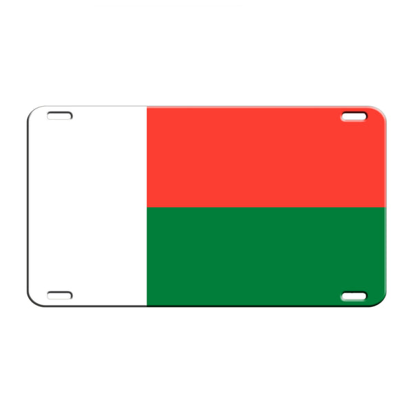 Madagascar Country Flag | License Plate For Car - Sign Fever