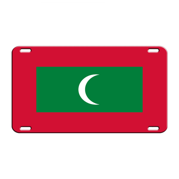 Maldives Country Flag | License Plate For Car - Sign Fever