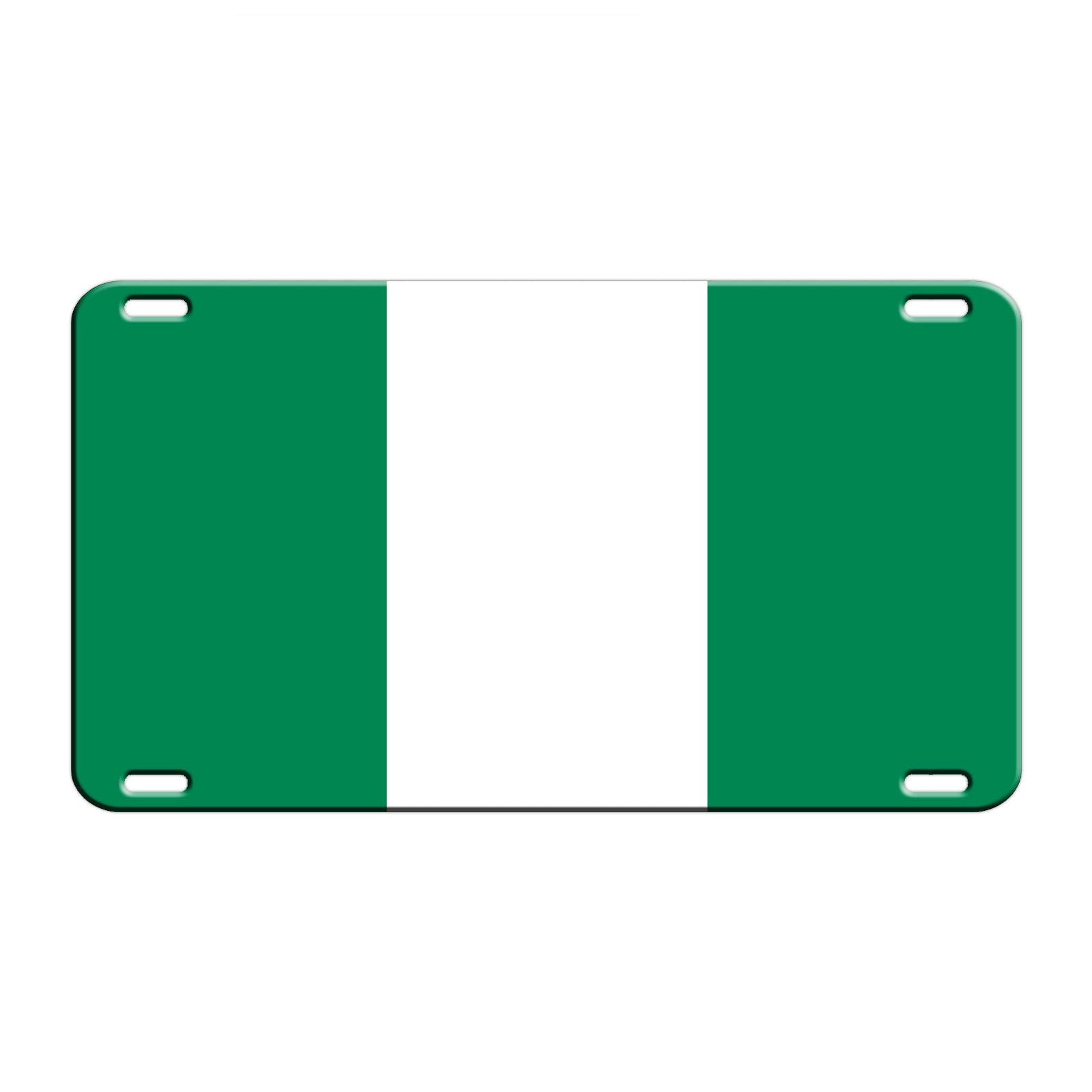 Nigeria Country Flag | License Plate For Car – Sign Fever