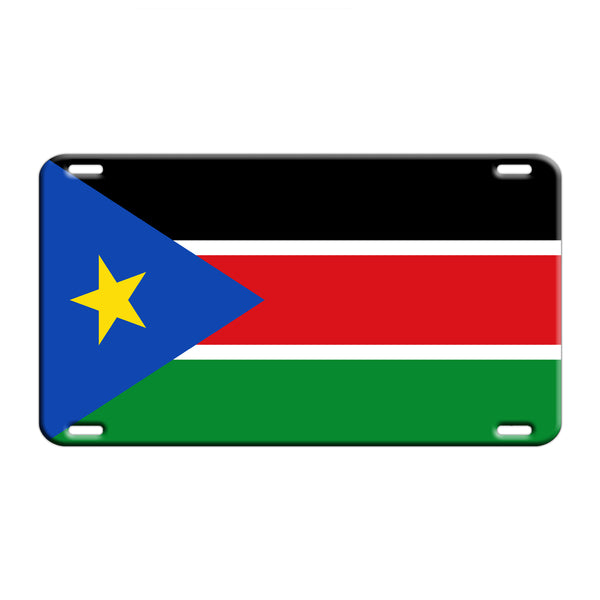 South Sudan Country Flag | License Plate For Car - Sign Fever