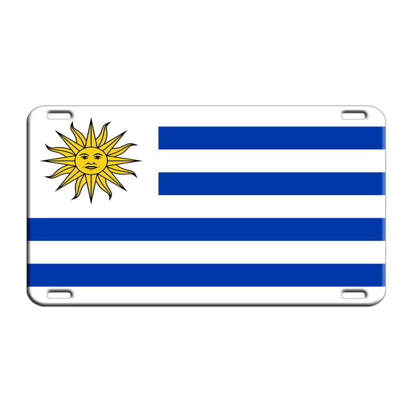 Uruguay Country Flag | License Plate For Car - Sign Fever
