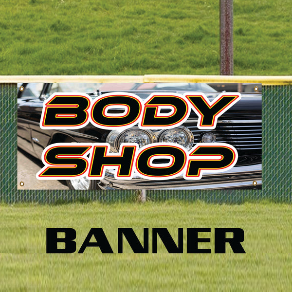 Body Shop Collision Repair Installation Vinyl | Banner Sign - Sign Fever