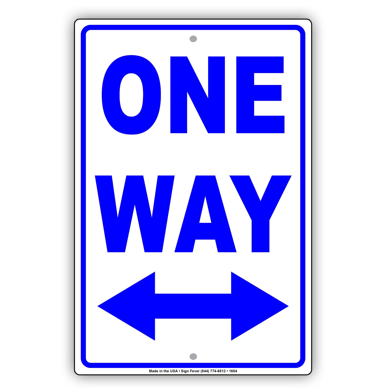 One Way Both Ways Arrow Sign | Aluminum Sign - Sign Fever