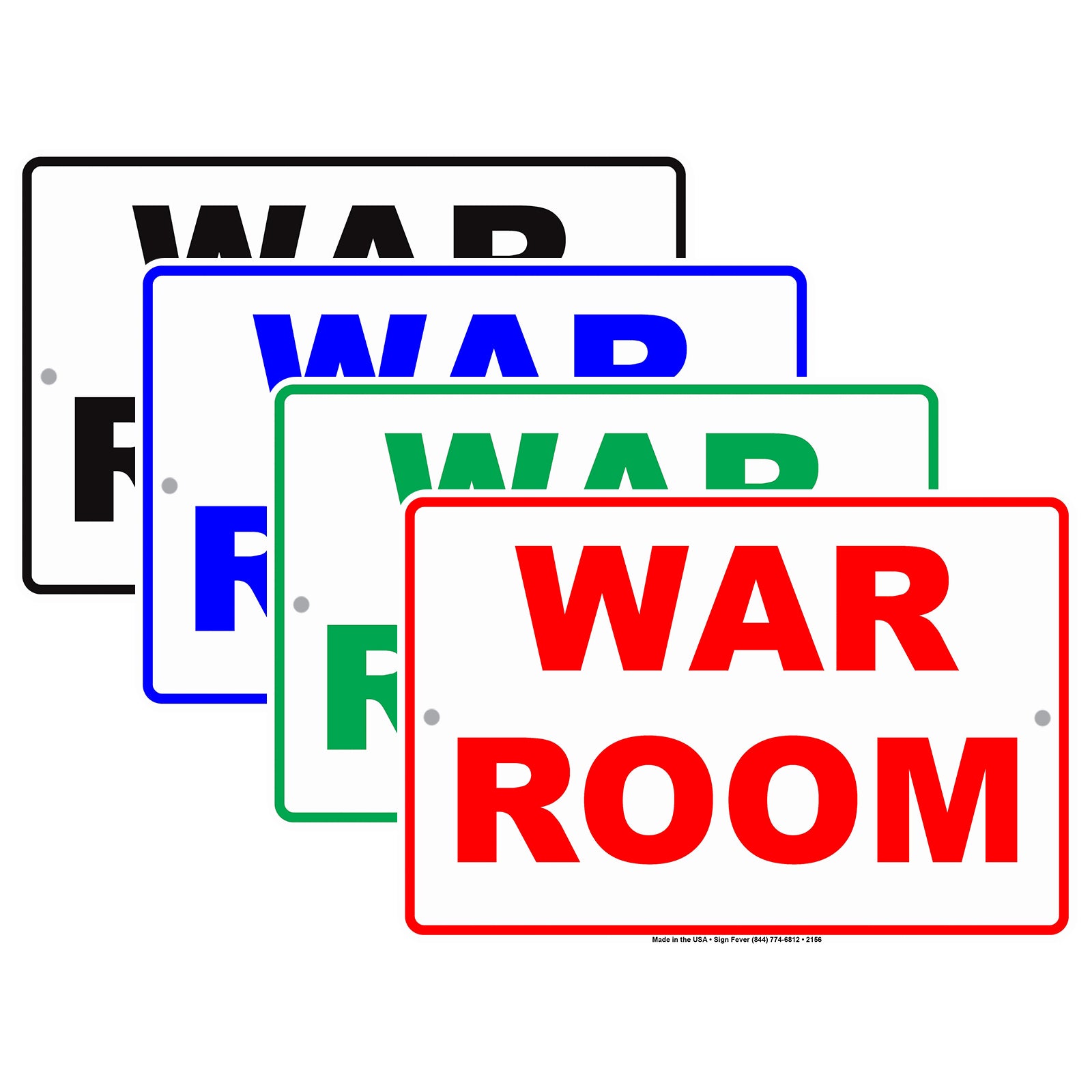 "War Room" | Novelty Metal Garage Sign - Sign Fever