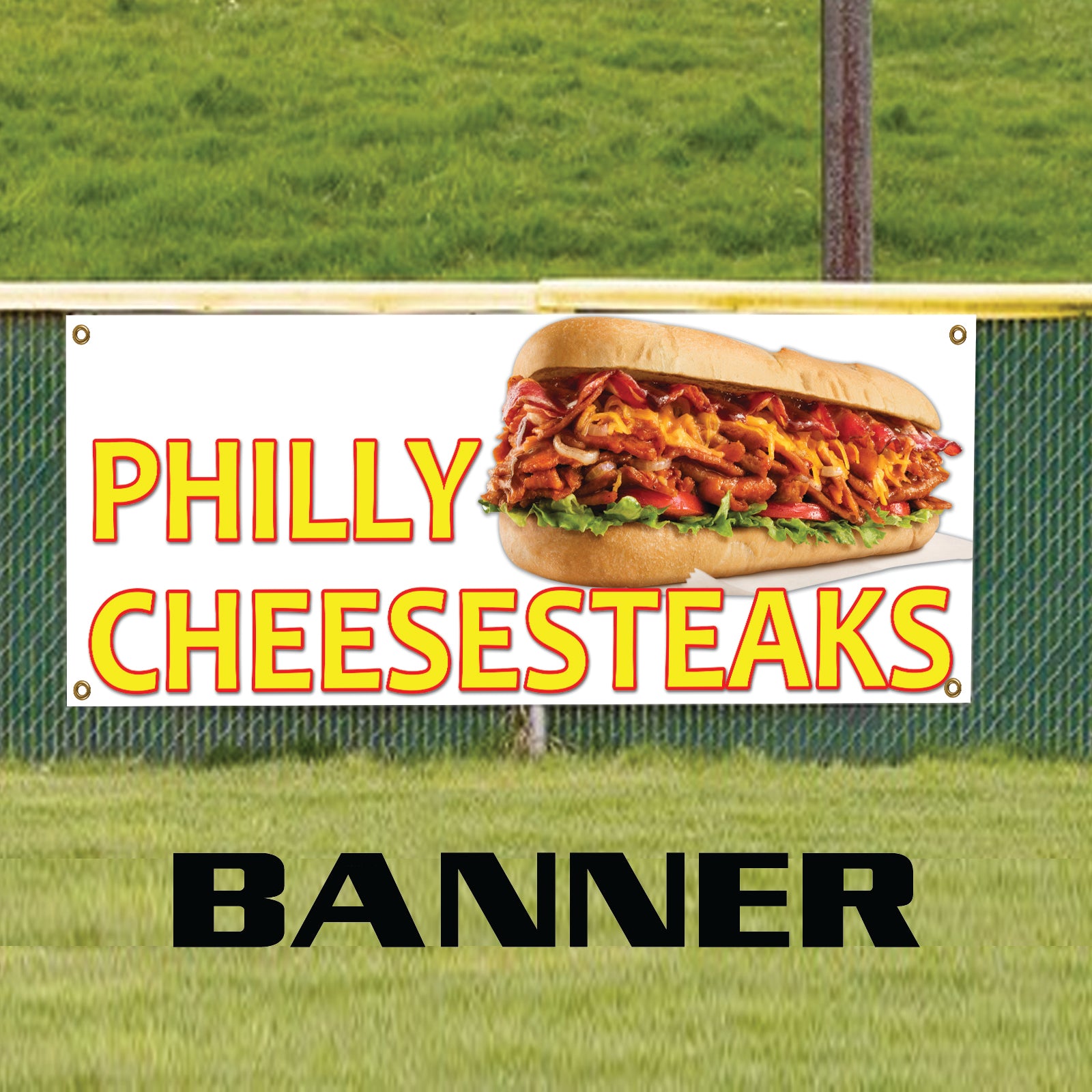 Philly Philadelphia Cheesesteak Sandwich Cafe & Restaurant Vinyl ...