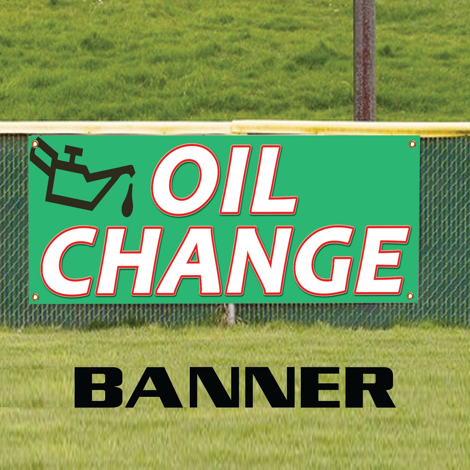 Auto Engine Oil Change Services Workshop & Garage Vinyl | Banner Sign ...