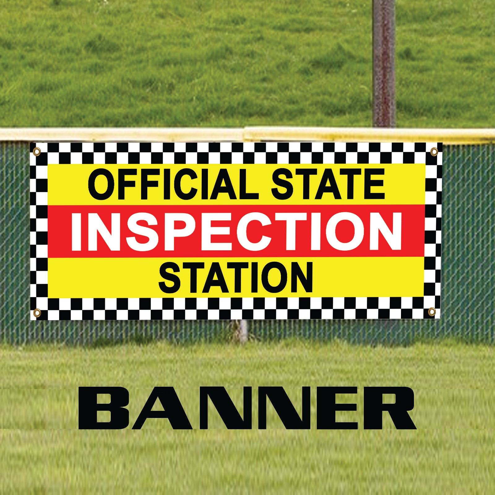 Official State Inspection Station Advertising Vinyl | Banner Sign ...
