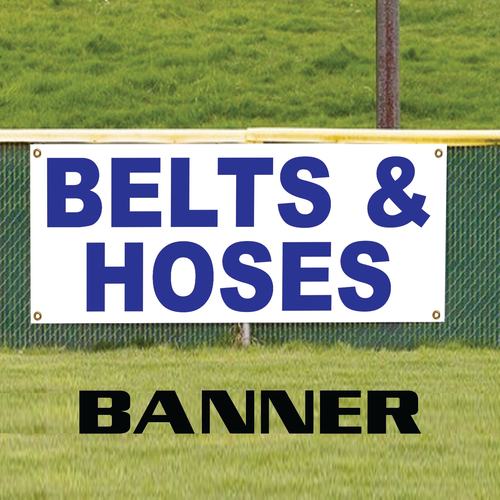 Belts & Hoses Replacement Workshop Advertising Vinyl | Banner Sign ...