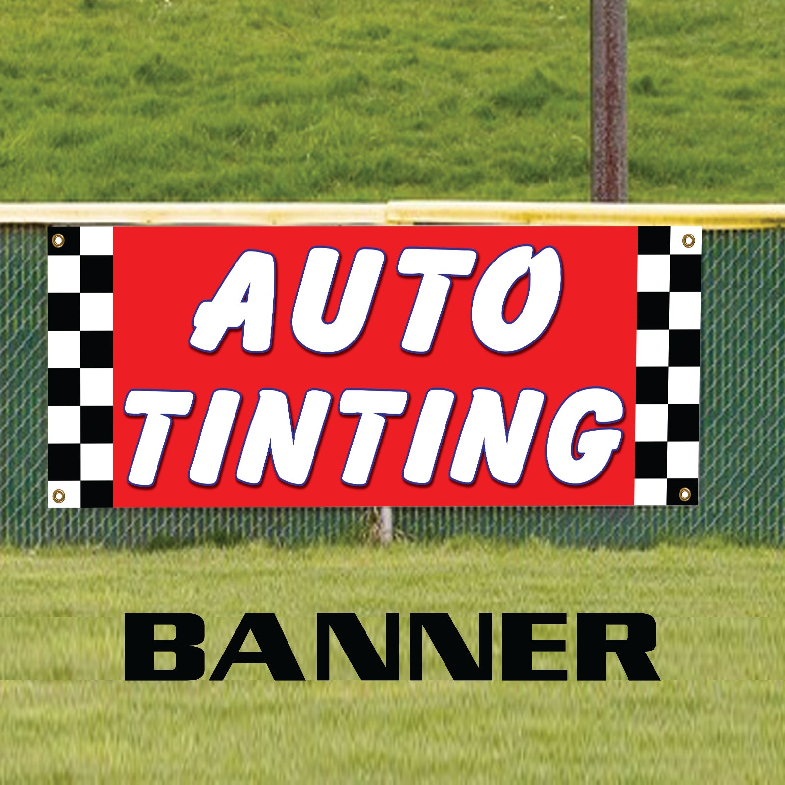Auto Tinting Garage Marketing Advertising Vinyl | Banner Sign - Sign Fever