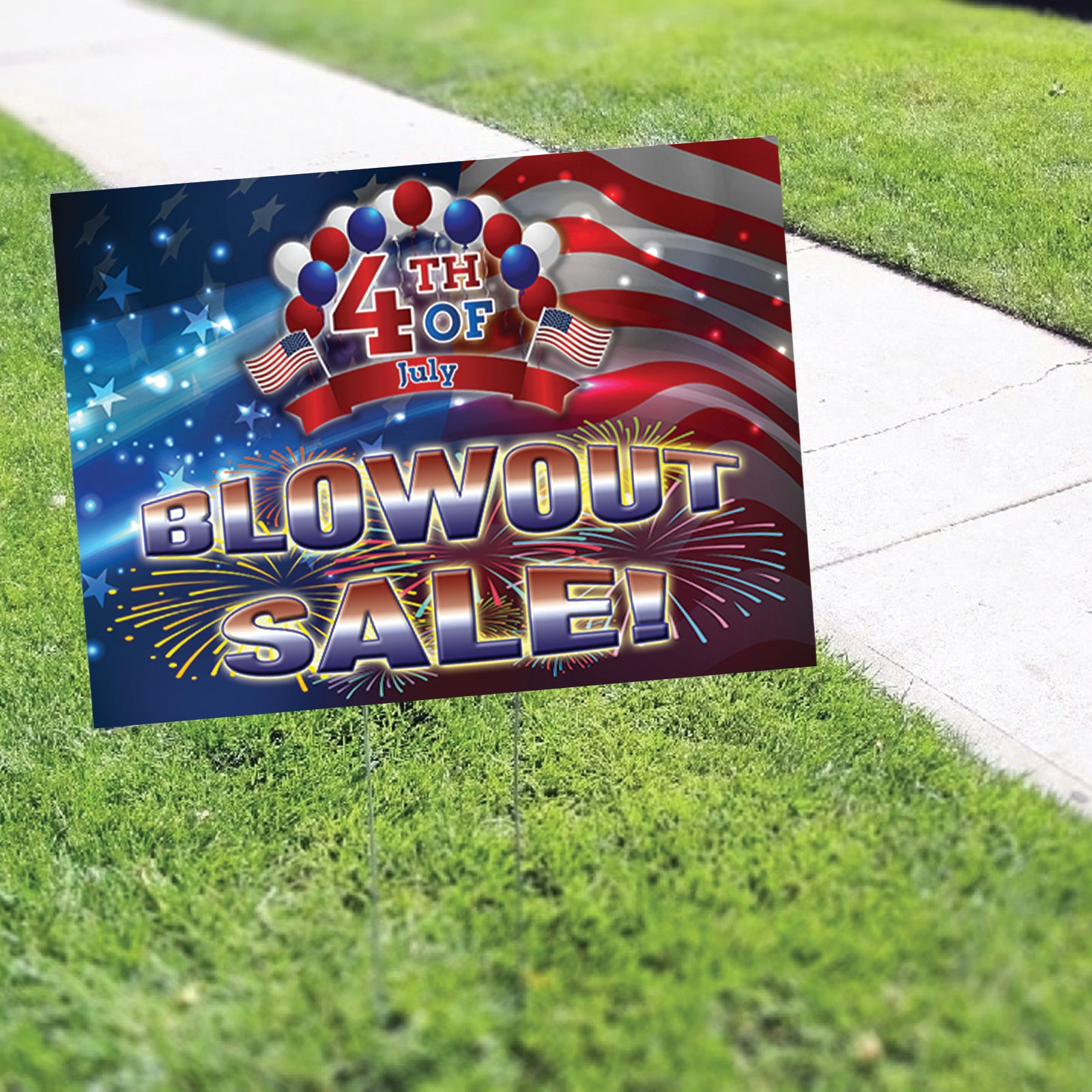 Blow Out Sale Coroplast Yard Sign - Sign Fever