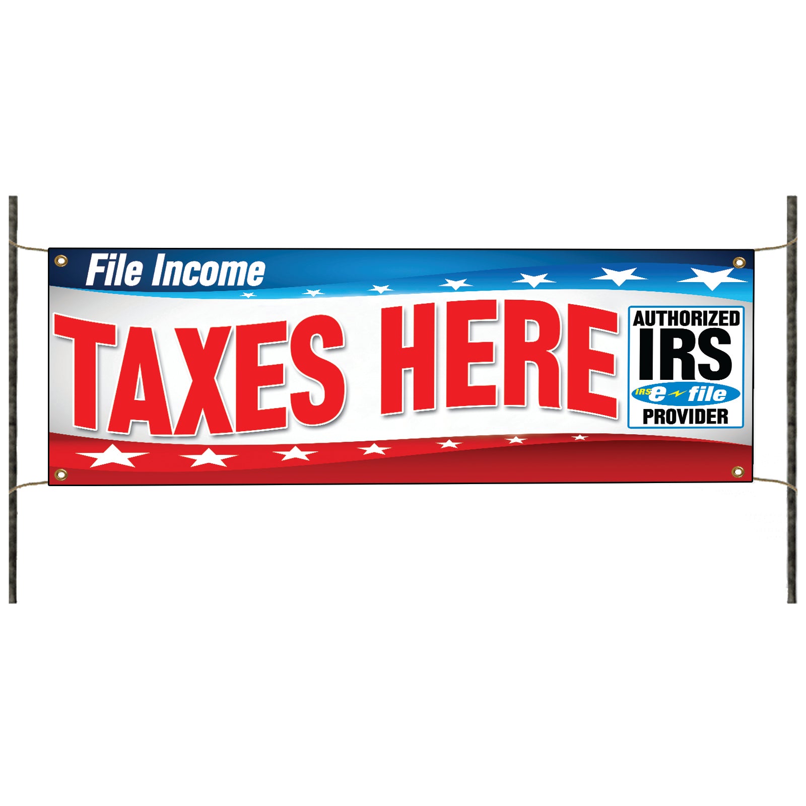 Income Tax Services Individual IRS e-file Vinyl | Banner Sign - Sign Fever