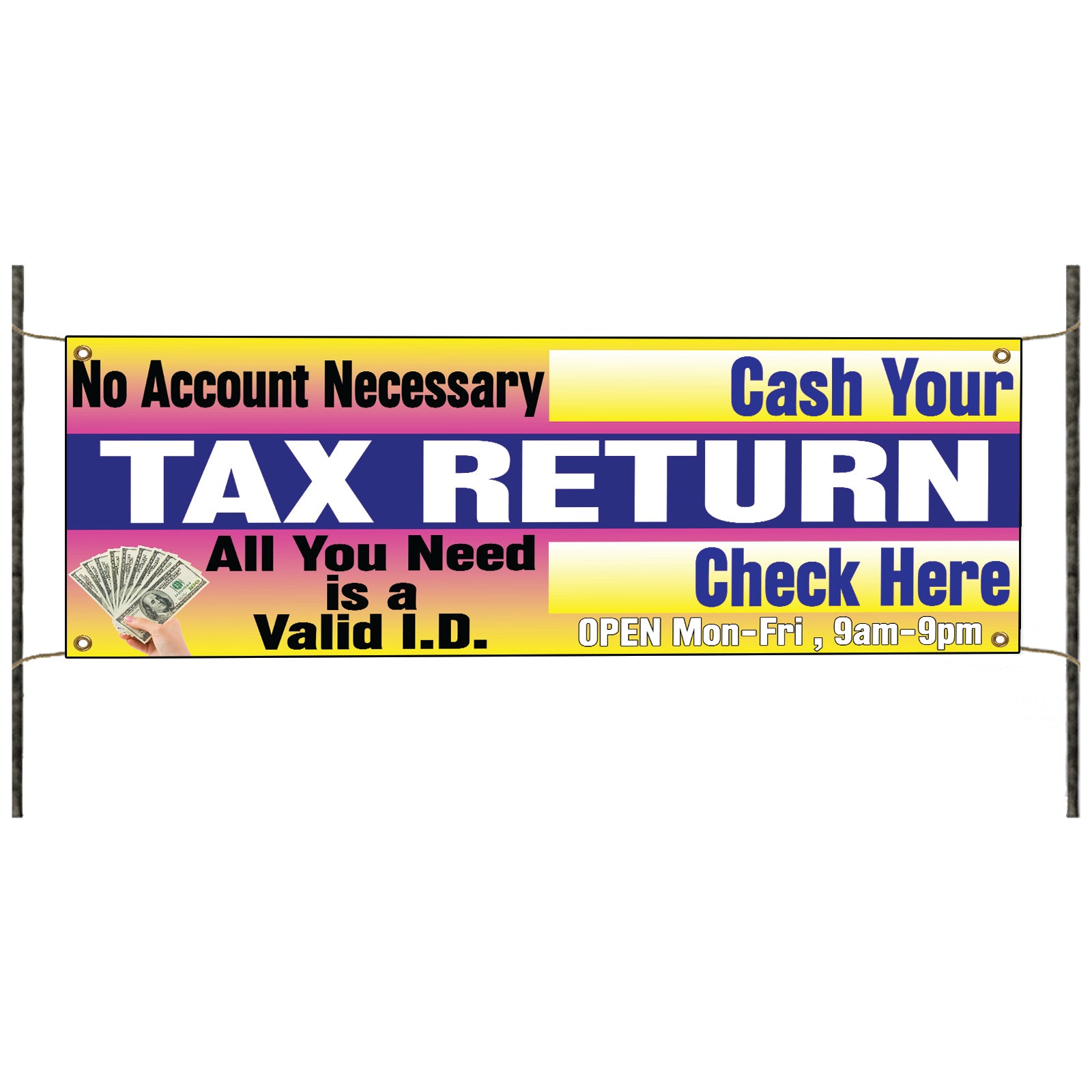 Finance Tax Refund Here! Easy Creadit Payout Vinyl | Banner Sign - Sign ...