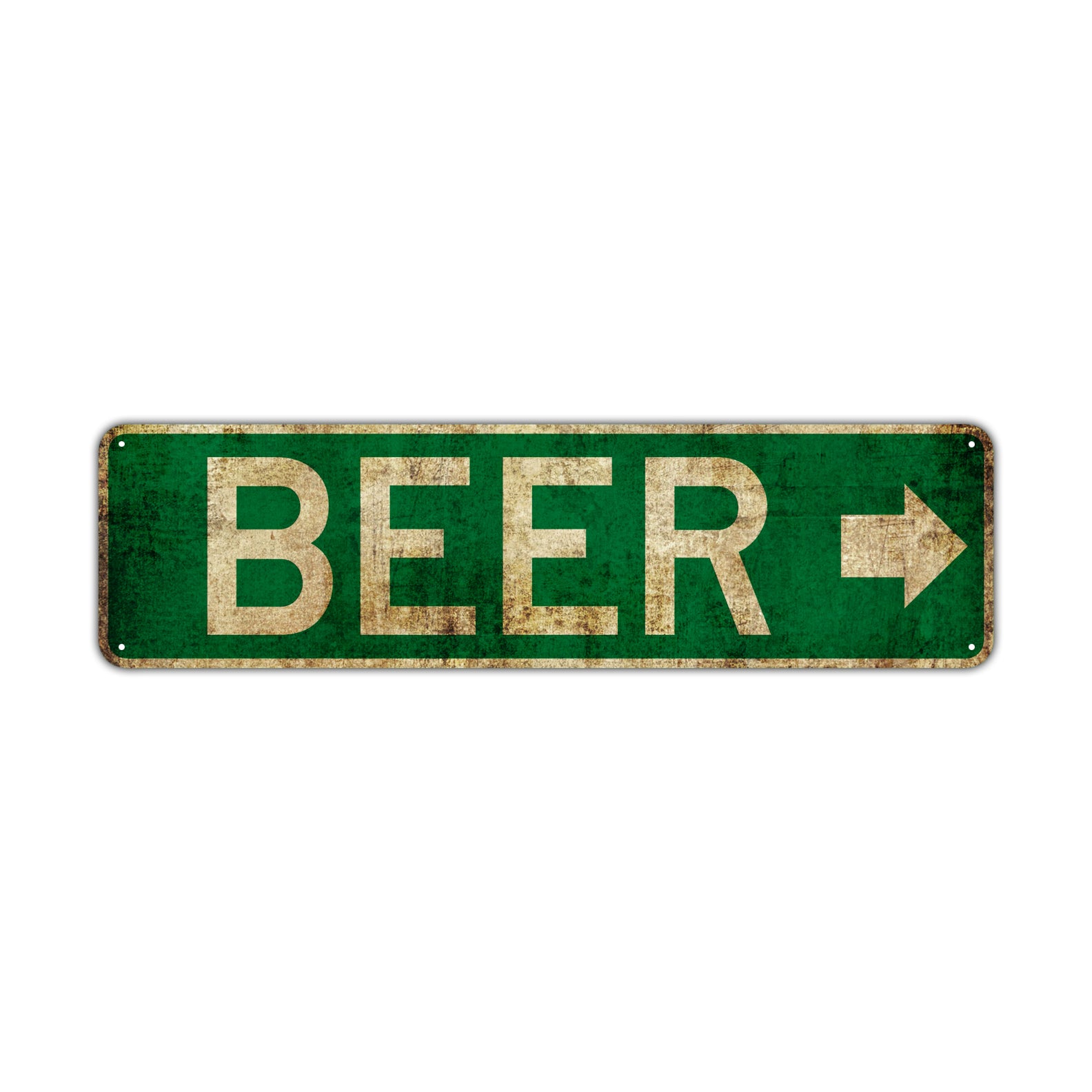 Beer | Old Looking Metal Street Signs - Sign Fever