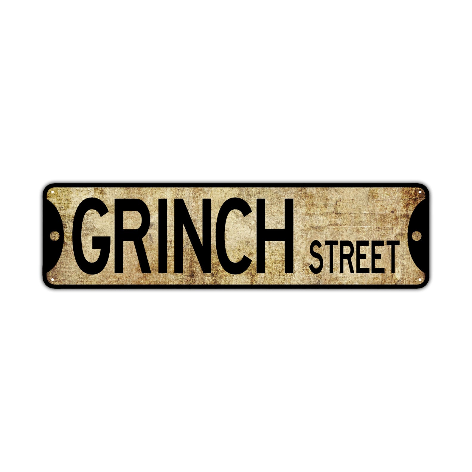 Grinch Street | Old Looking Metal Street Signs – Sign Fever