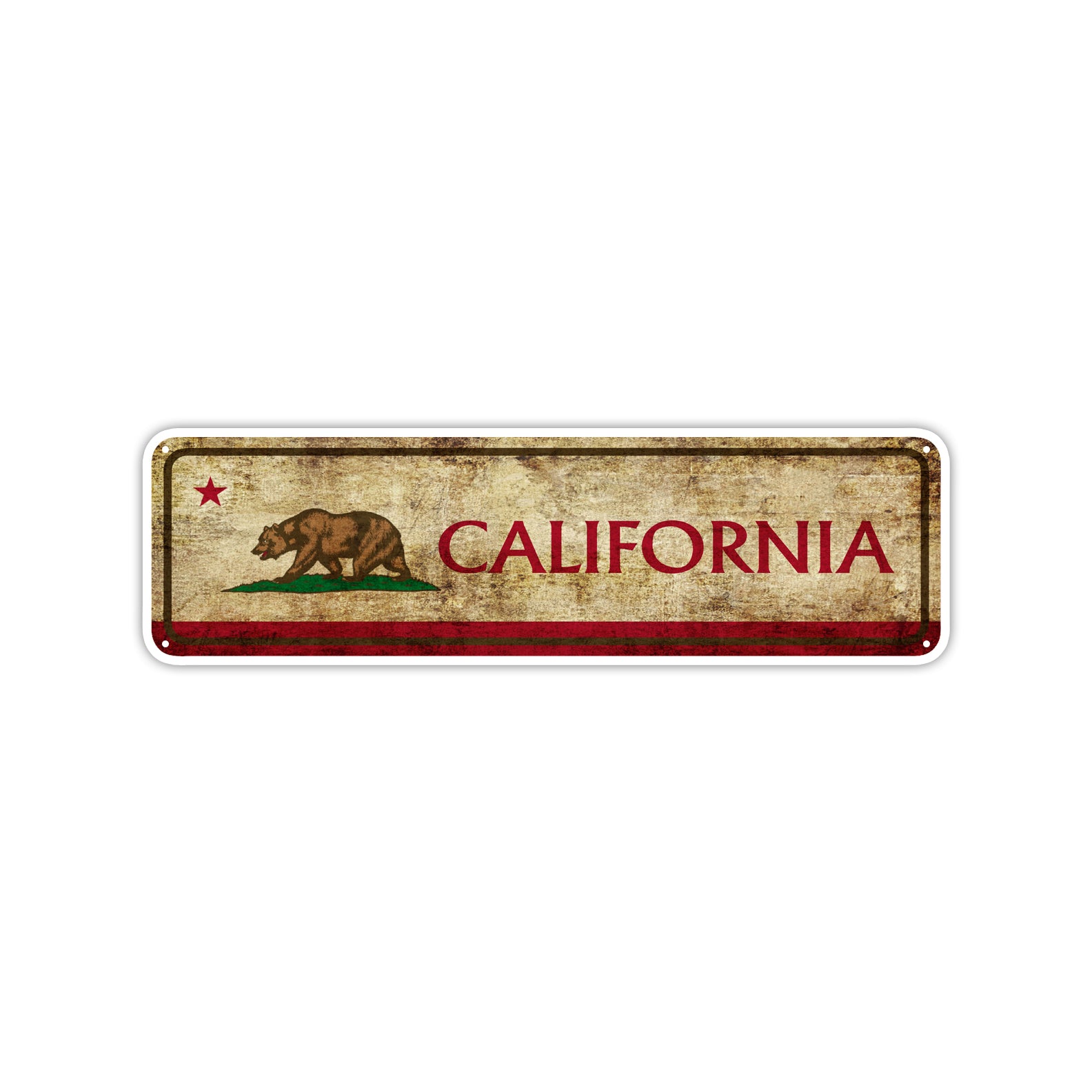 California State Flag | Metal Street Sign - Sign Fever