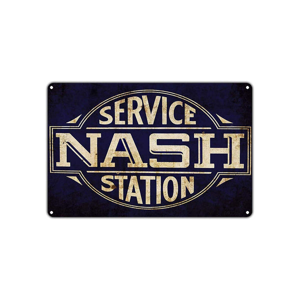 Nash Service Station Vintage Gas Sign - Sign Fever