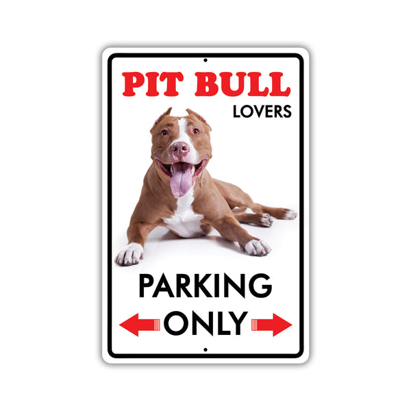 Beware! Guard Pit Bull On Duty | Metal Dog Sign - Sign Fever